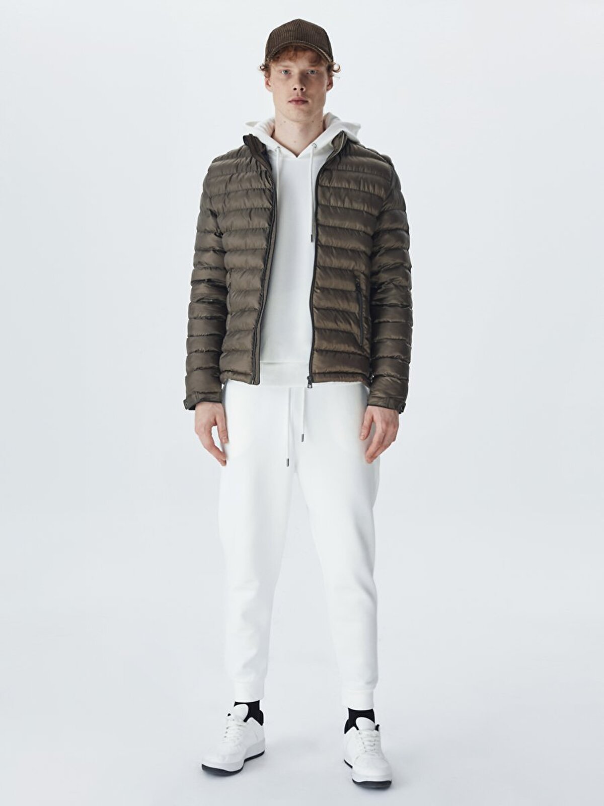 Şişme Kısa Yeşil Mont | Mont | Üst Giyim | ERKEK · LTB