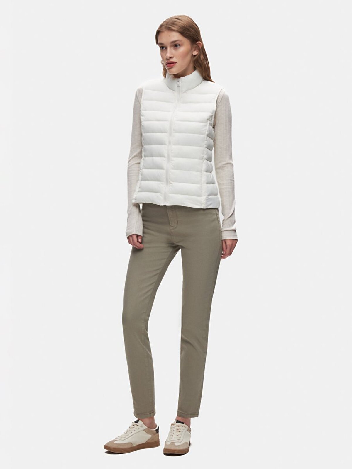 Zipper Closing Li̇ghtly Padded Dust Vest | Jackets & Coats | WOMEN · LTB